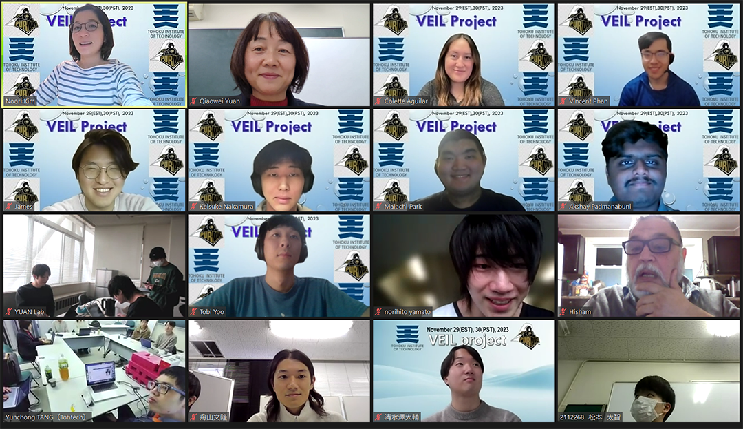 本学科学生と本専攻の大学院生が米国の学生と交流しました | 東北工業大学 工学部 情報通信工学課程 / 大学院工学研究科通信工学専攻